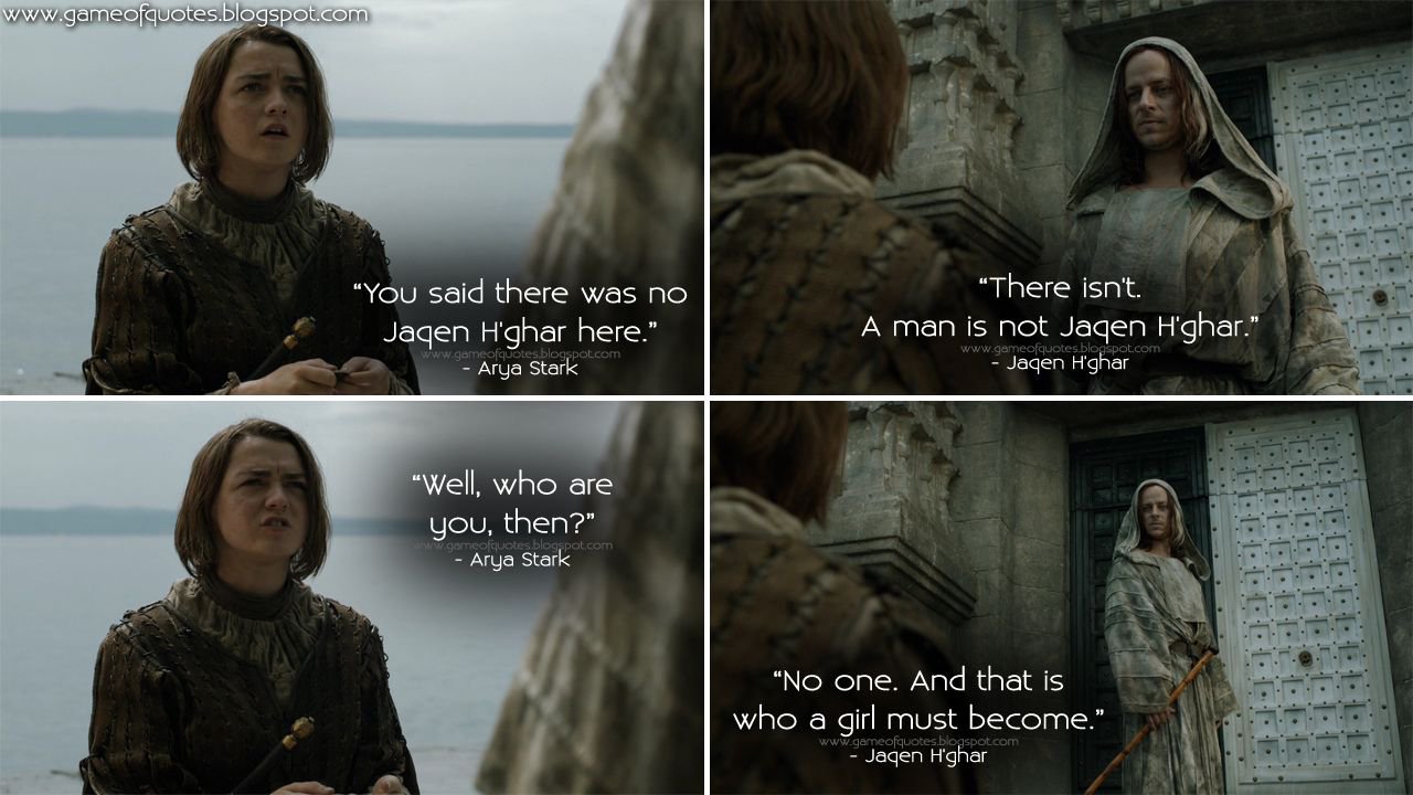 Game Of Thrones Quotes Arya Stark