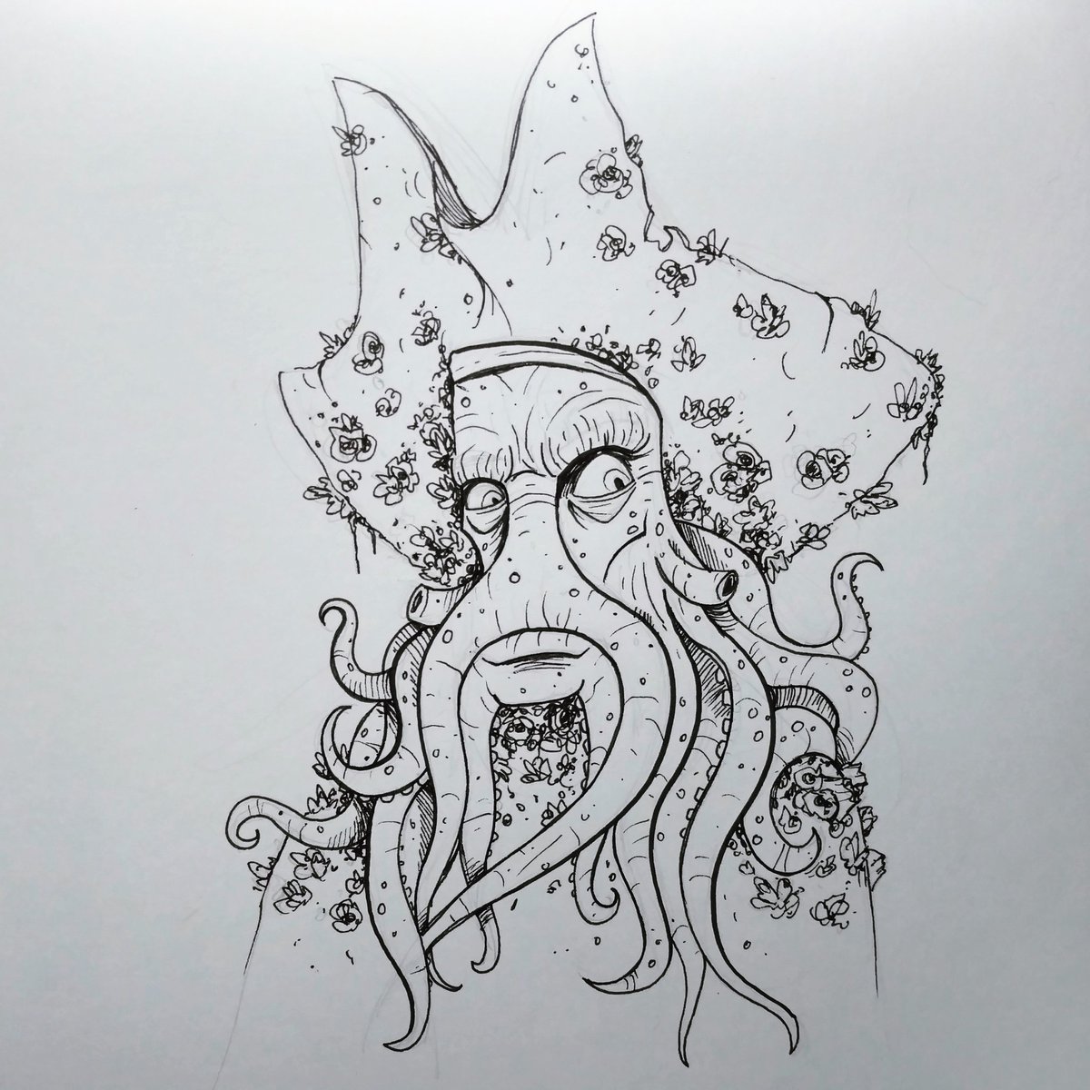 Davy Jones Drawing