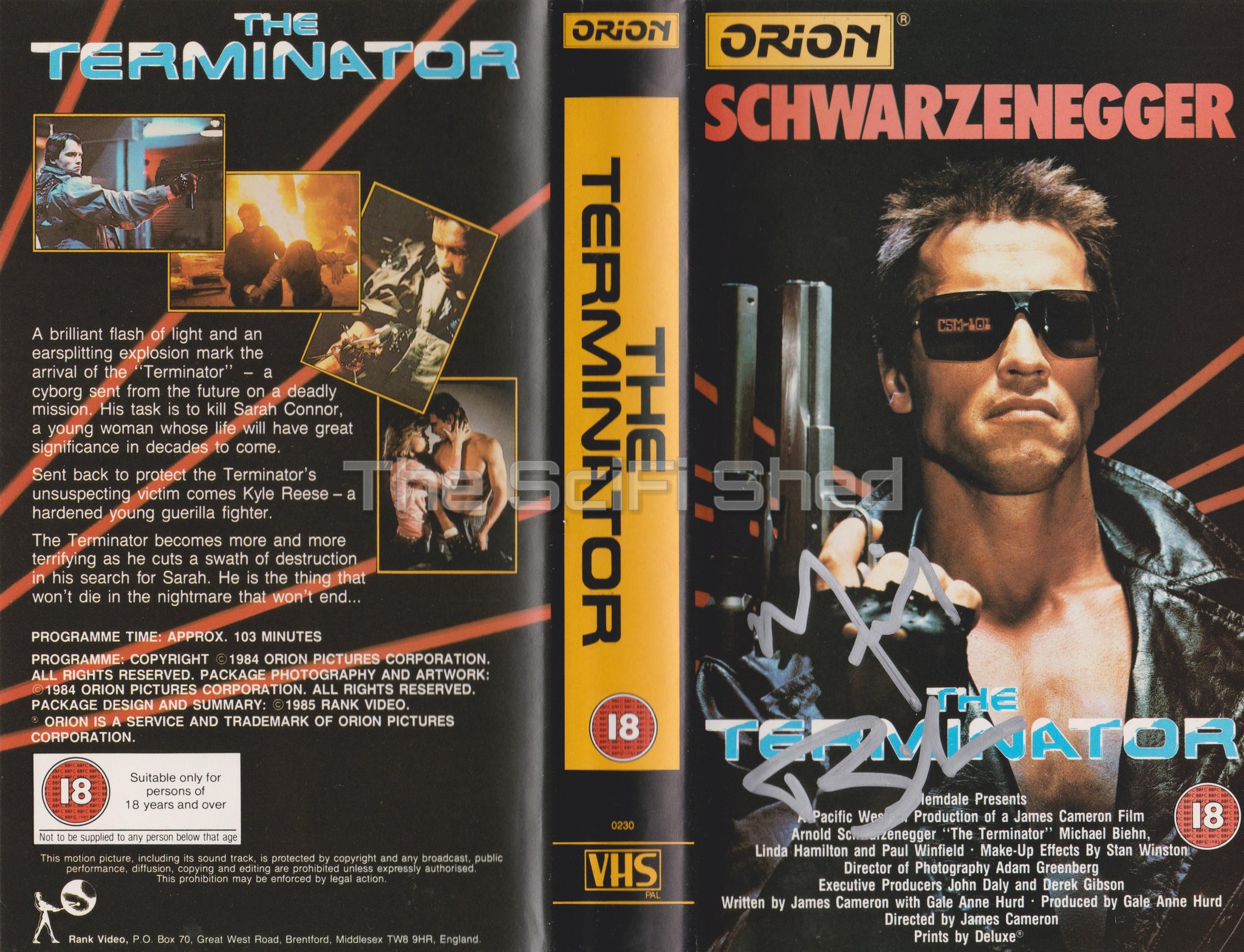 Terminator 1984 Vhs