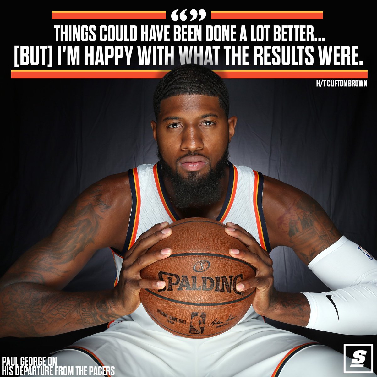 Paul George knows he could have handled his exit from Indiana a little ...