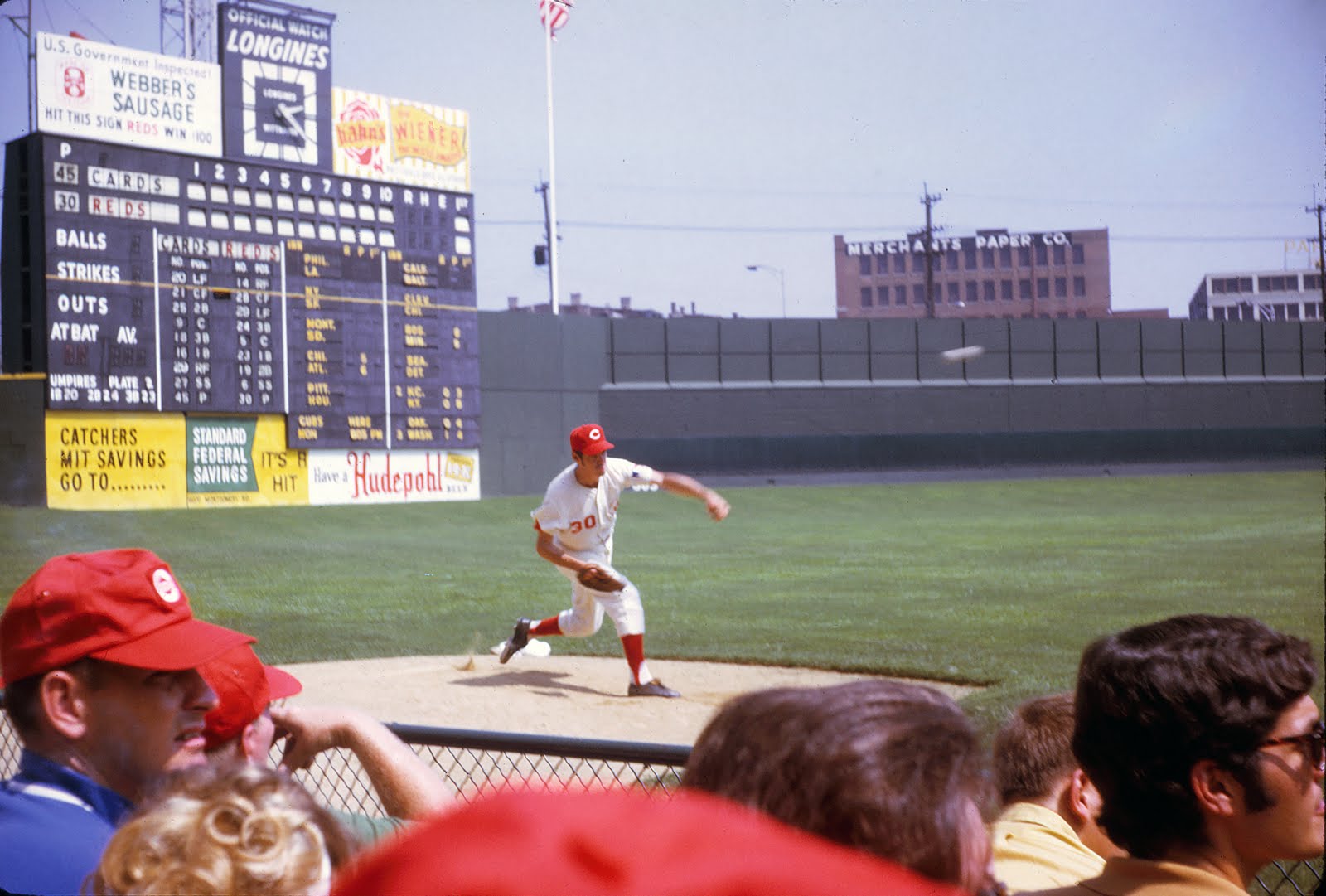 Clock Crosley Field