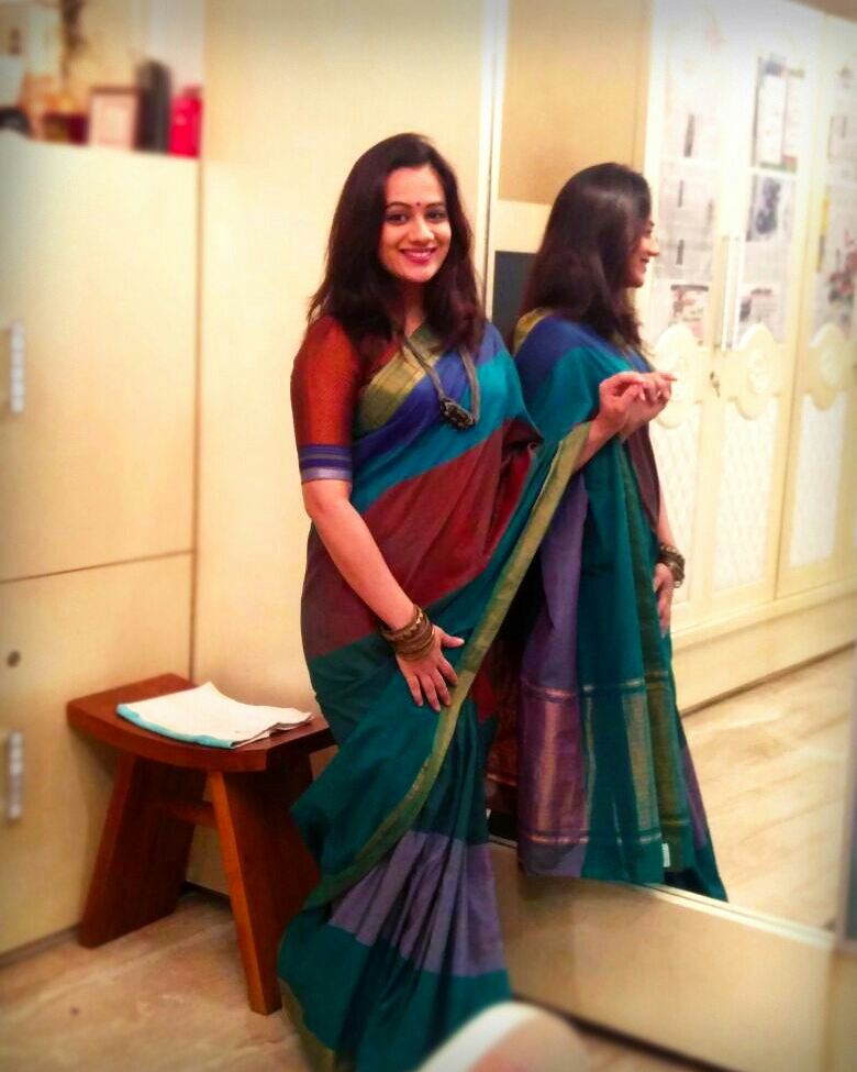 Spruha Joshi Saree