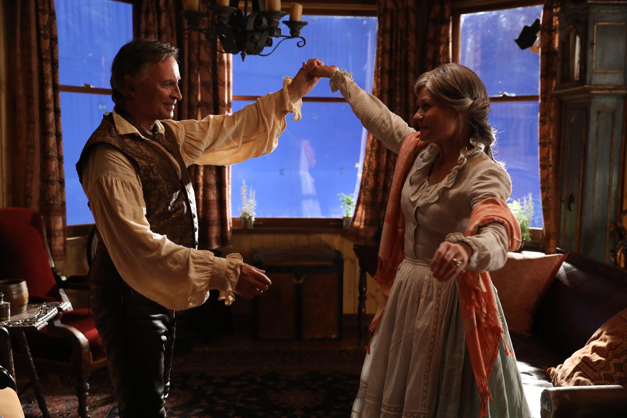 Rumpelstiltskin And Belle Once Upon A Time