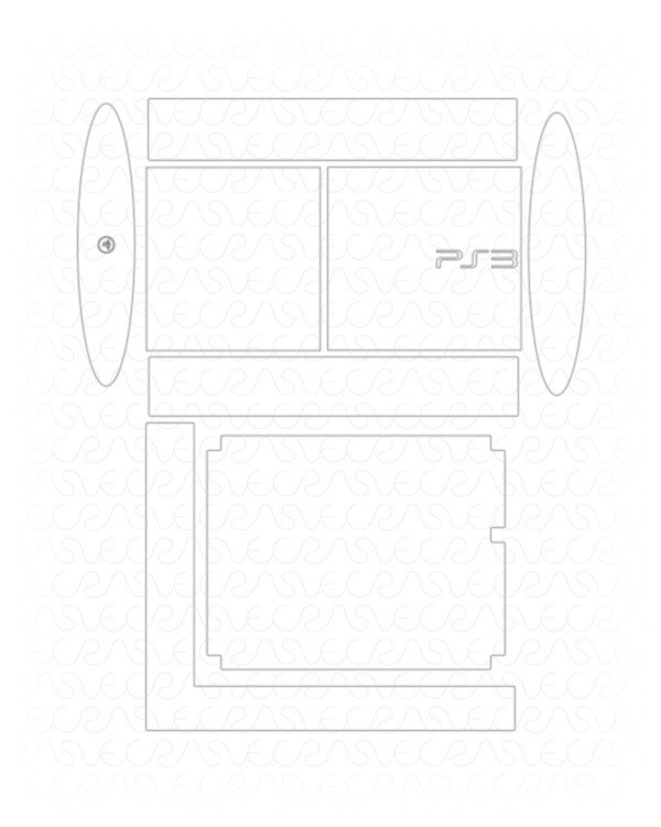 Ps3 Super Slim White Skin
