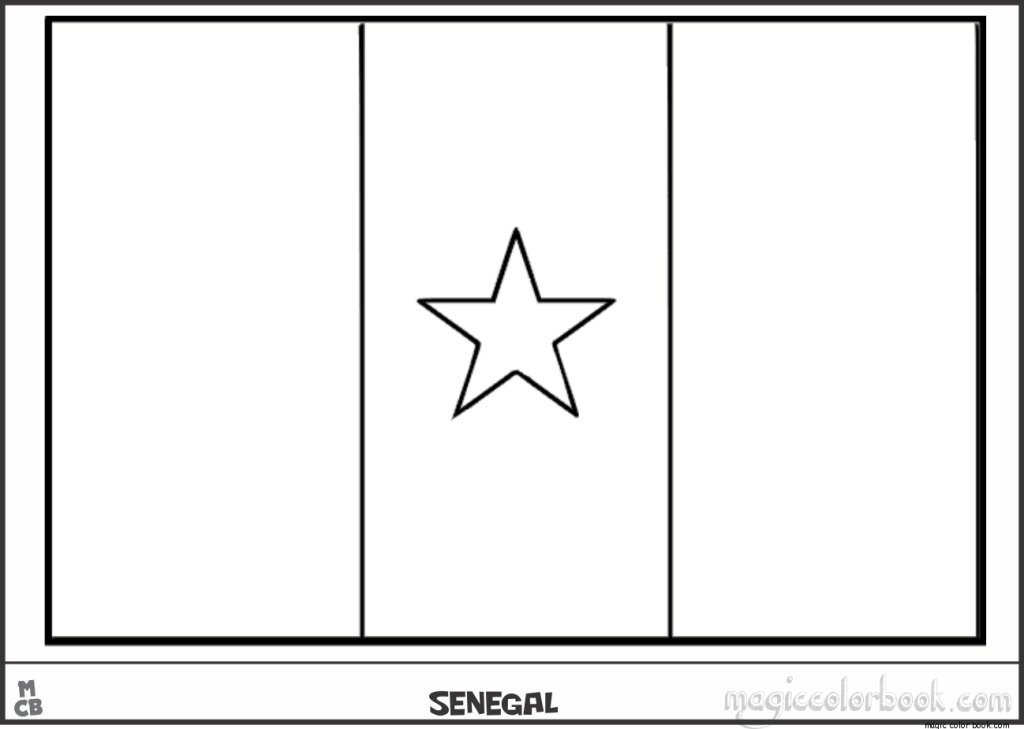 Magic Color Book on Twitter: "Senegal flag coloring pages free https ...
