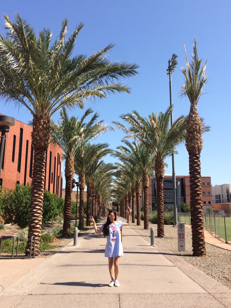 Arizona State University Campus Palm Walk