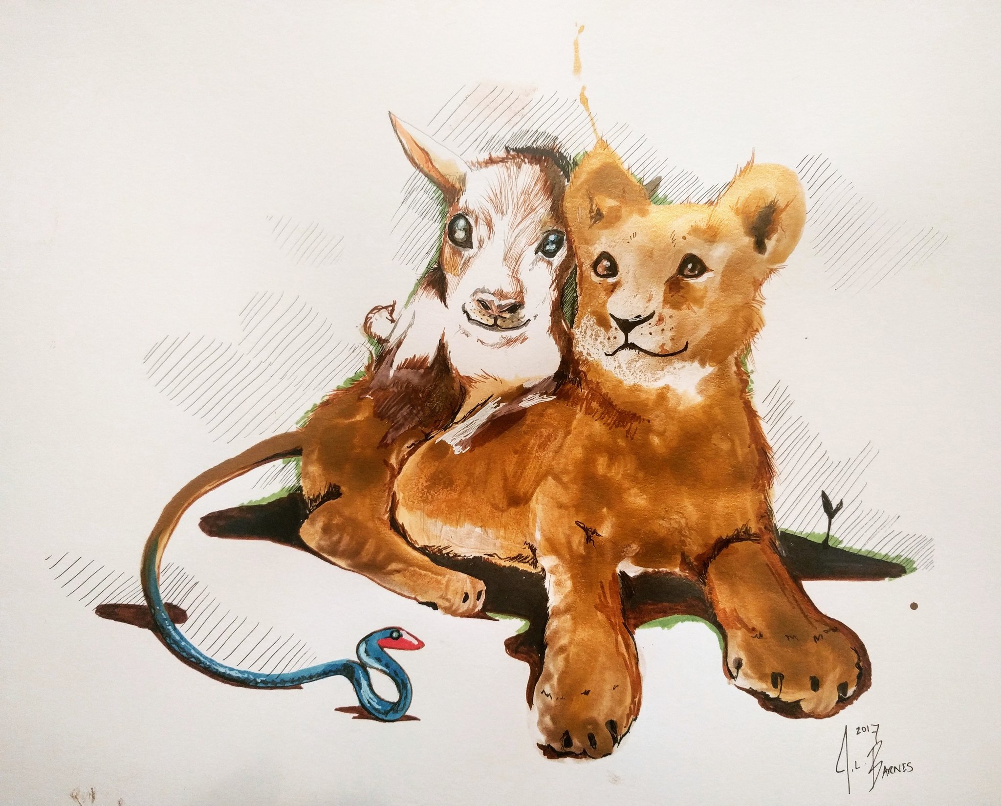 Mythical Creatures Chimera Baby