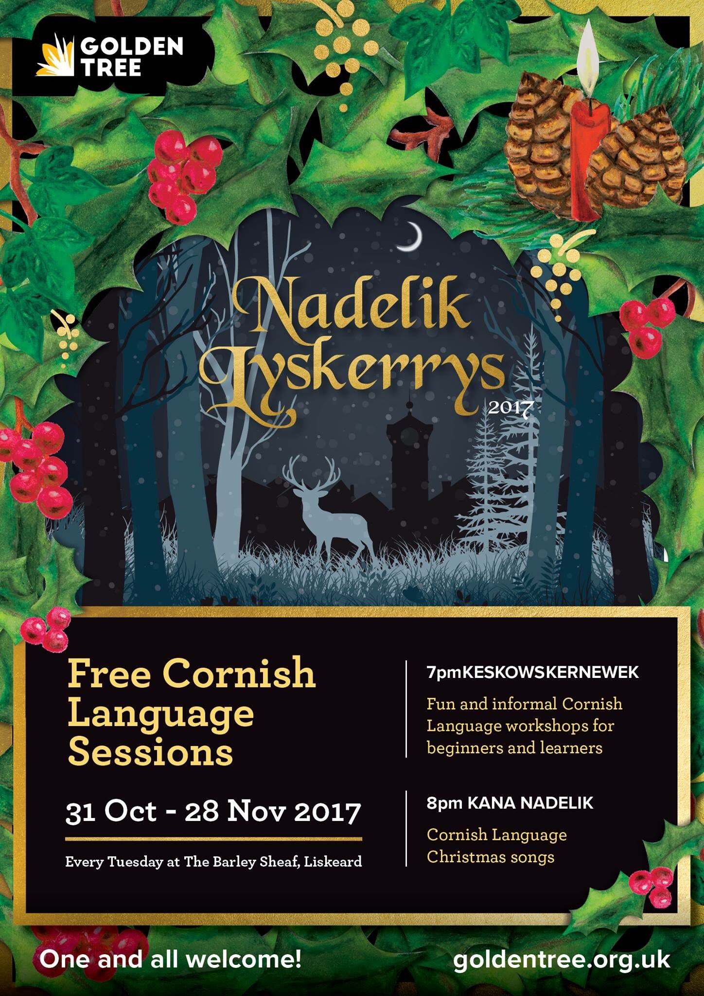 Liskeard to Learn Cornish for Christmas – with Will Coleman’s Golden ...
