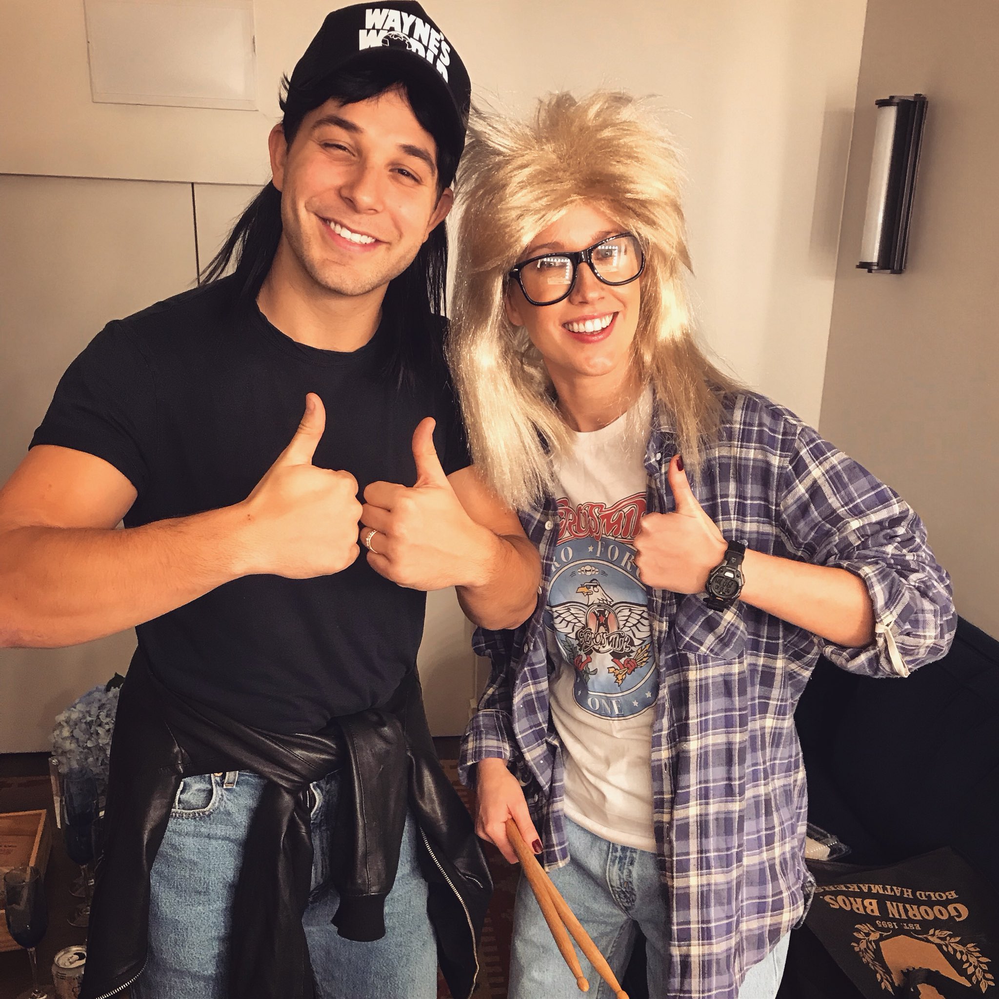 Wayne And Garth Couple Costume