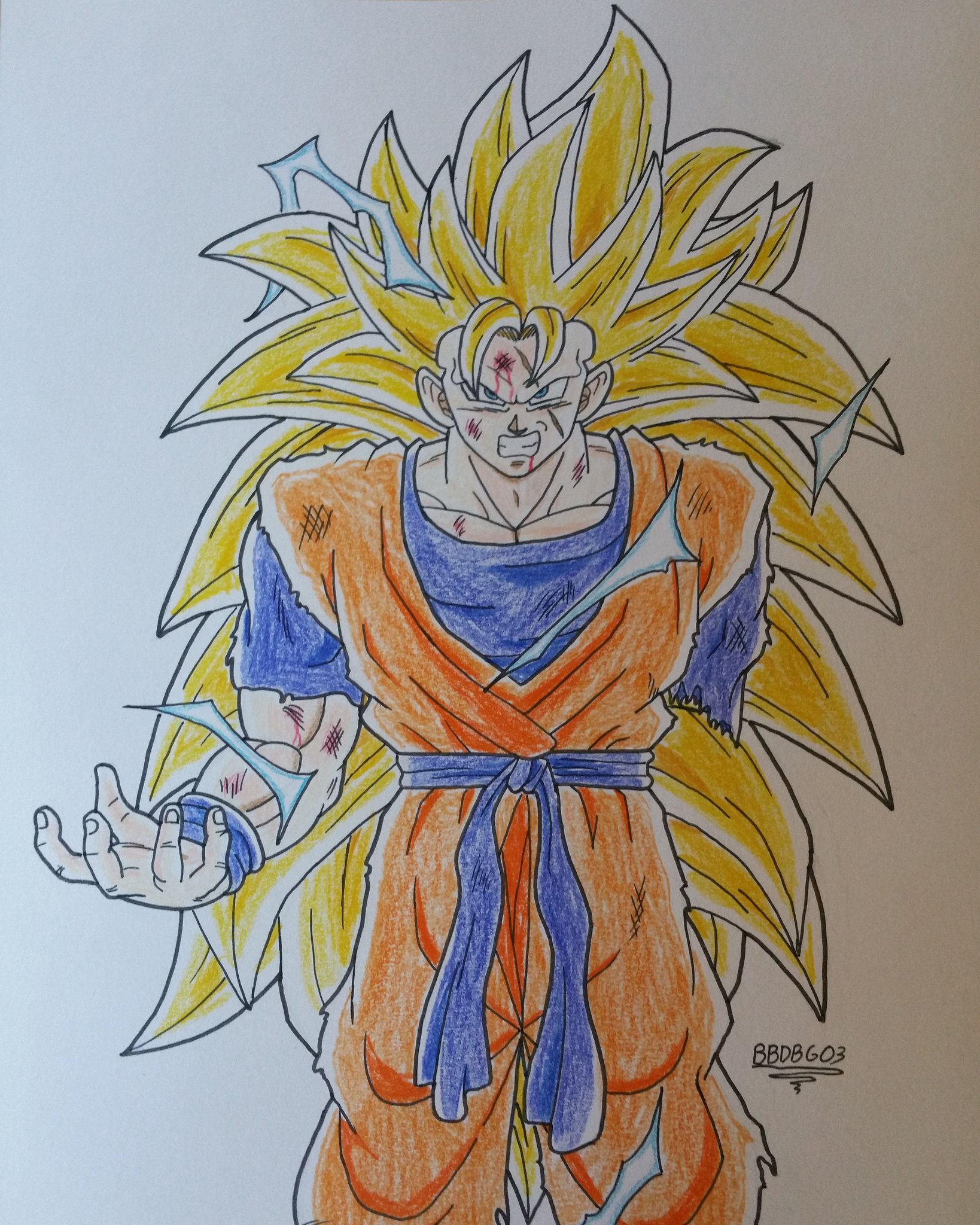 Dbz Gohan Ssj3 Drawings New Horizons Super Saiyan 3 Gohan (Teen)