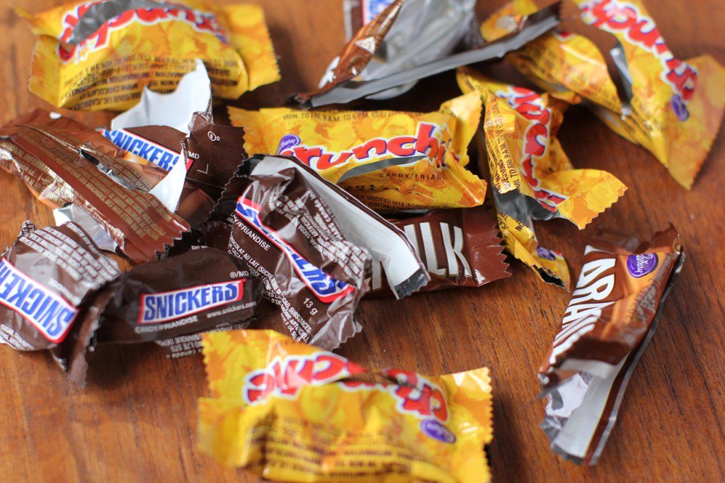 Candy Wrappers Trash