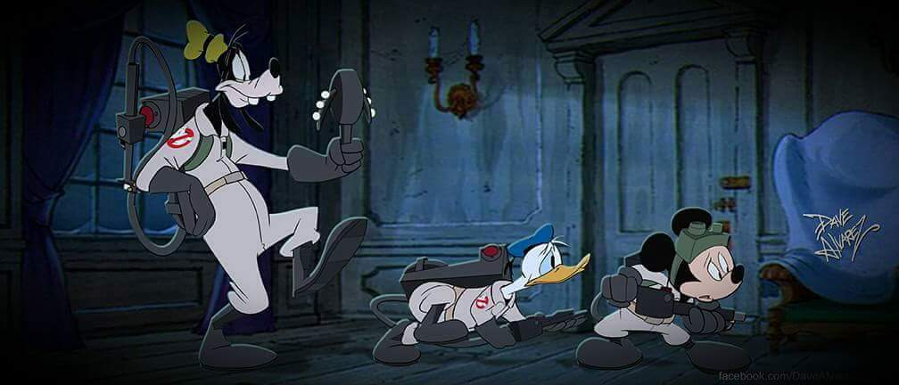 Atento Borradura Persistencia mickey mouse ghostbusters solar parilla ...