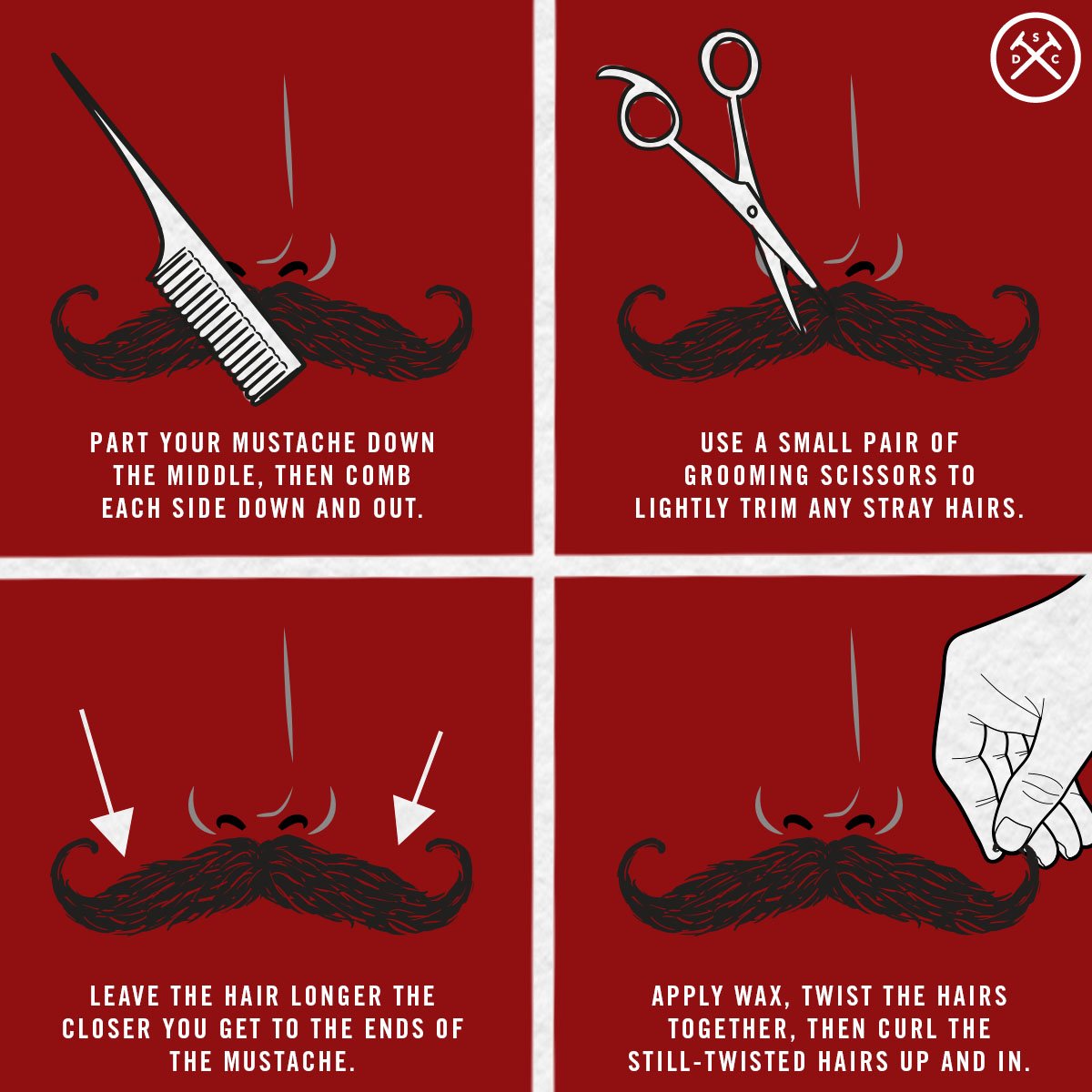 Bare Knuckle Boxer Mustache