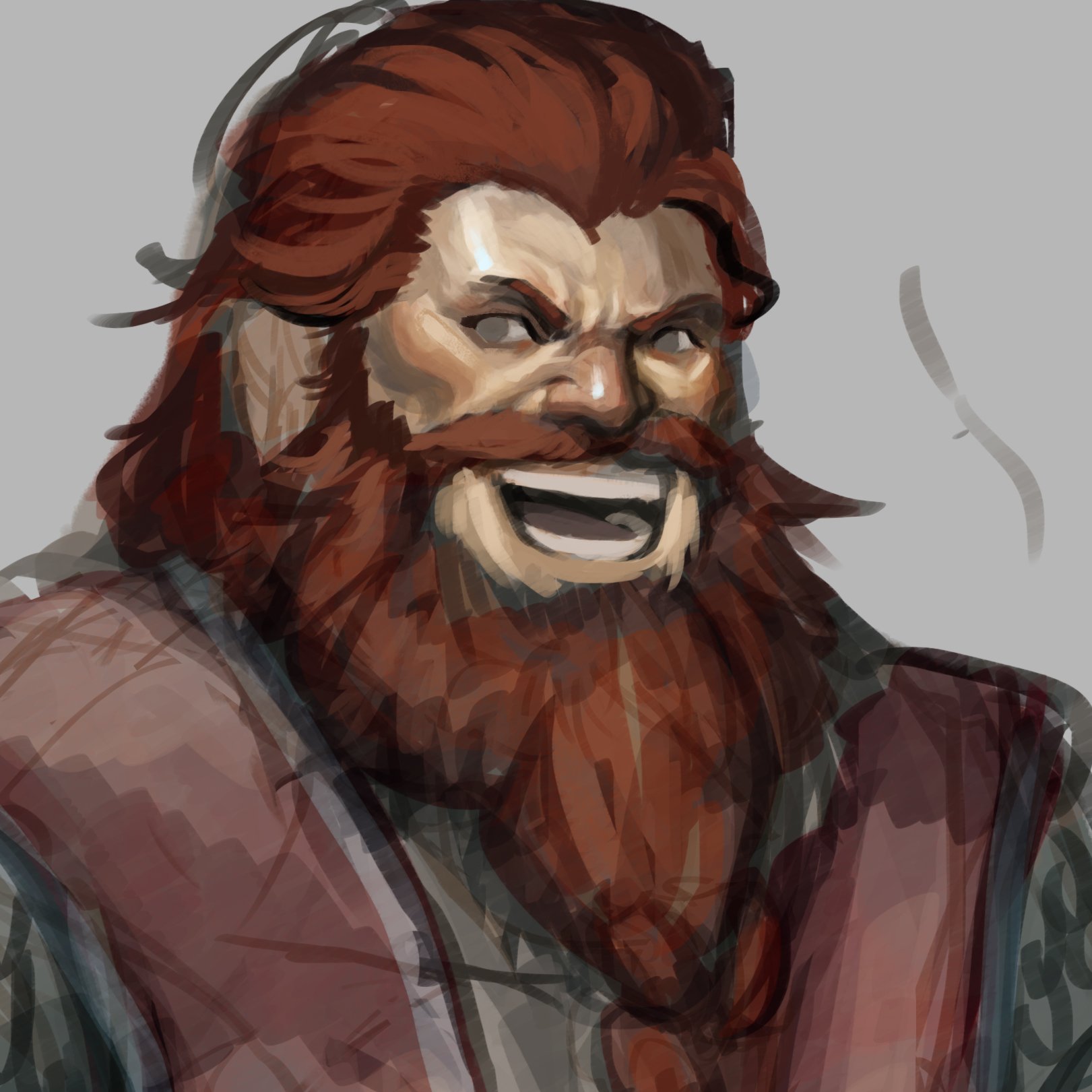 Red Headed Dwarf Man