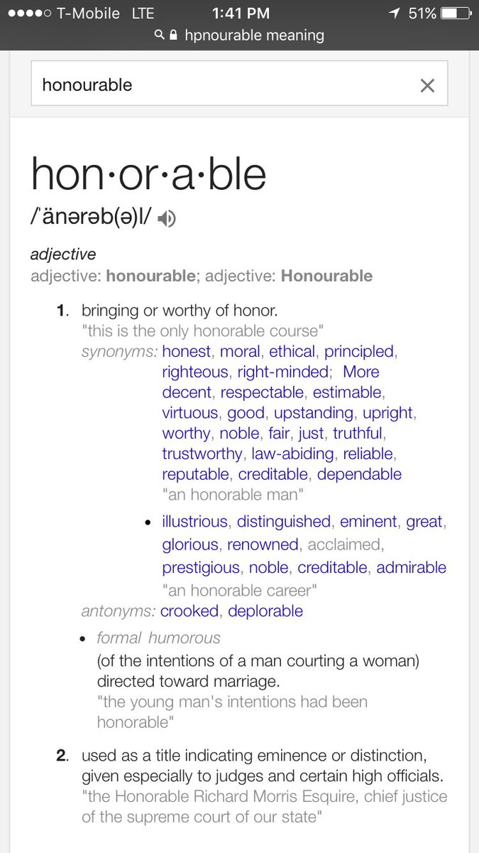 Honble Meaning A Tough Lesson To Finally Understand The Meaning Of