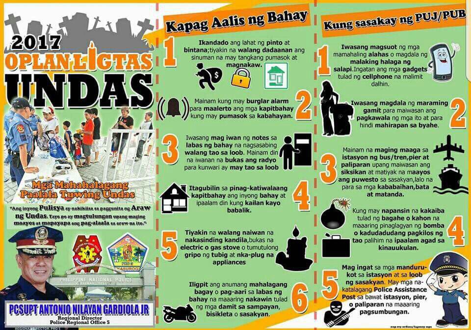 LOOK: PNP Oplan Ligtas Undas safety tips | via maan_macapagal ...