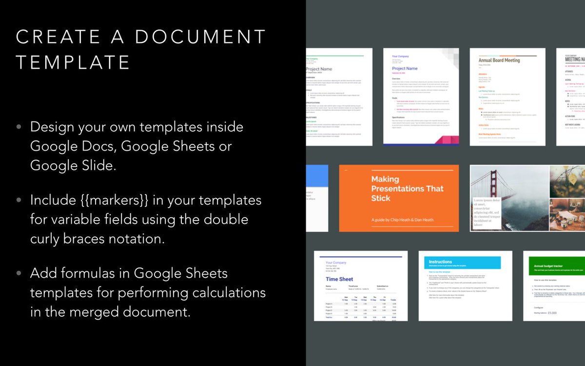 Introducing Document Studio for Google Sheets. What Mail Merge is to Gmail, #DocumentStudio is ...