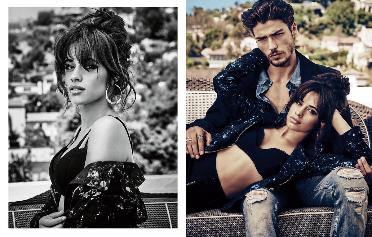 Pop Crave on Twitter: "Camila Cabello and Alessandro Dellisola for GUESS' Holiday 2017 Campaign.…