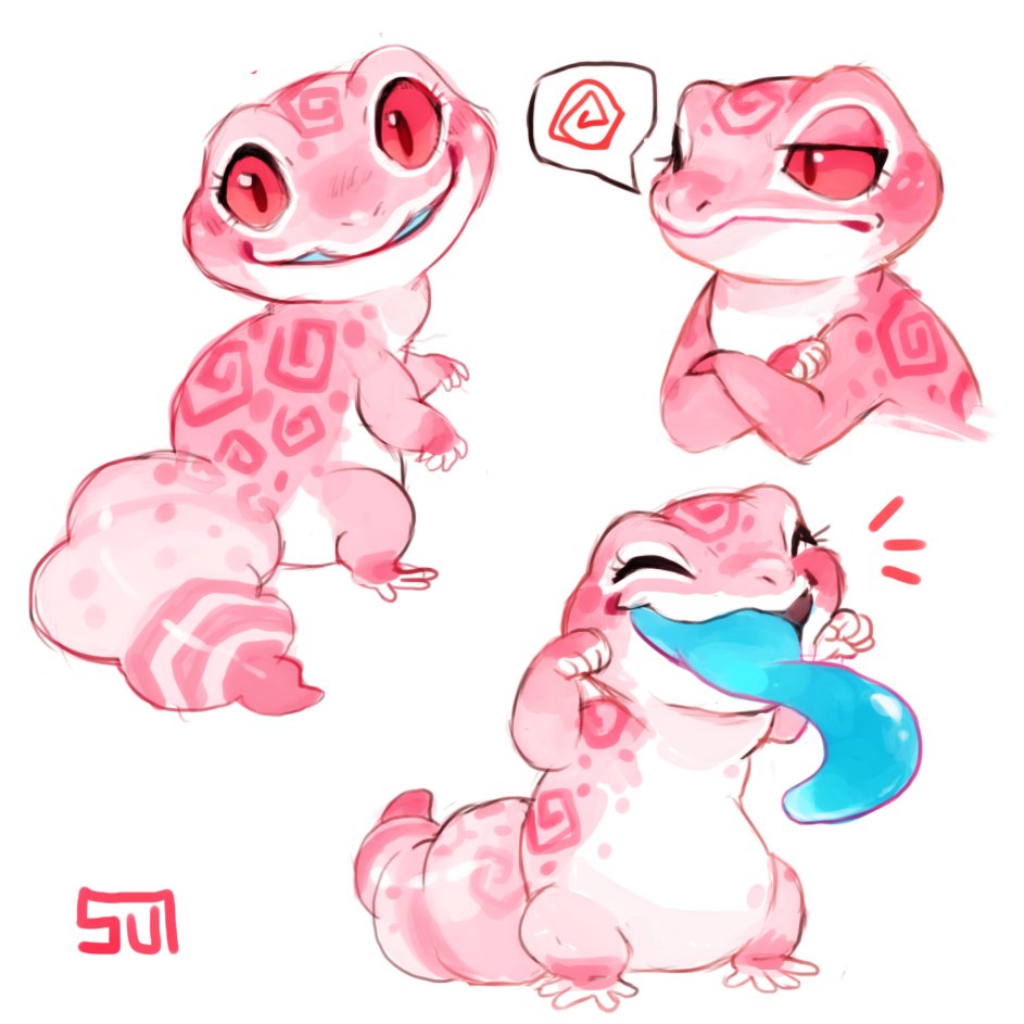 Cute Gecko Drawing