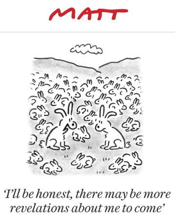 The Telegraph Matt Cartoon - Multiplying Like Rabbits : r/ukpolitics
