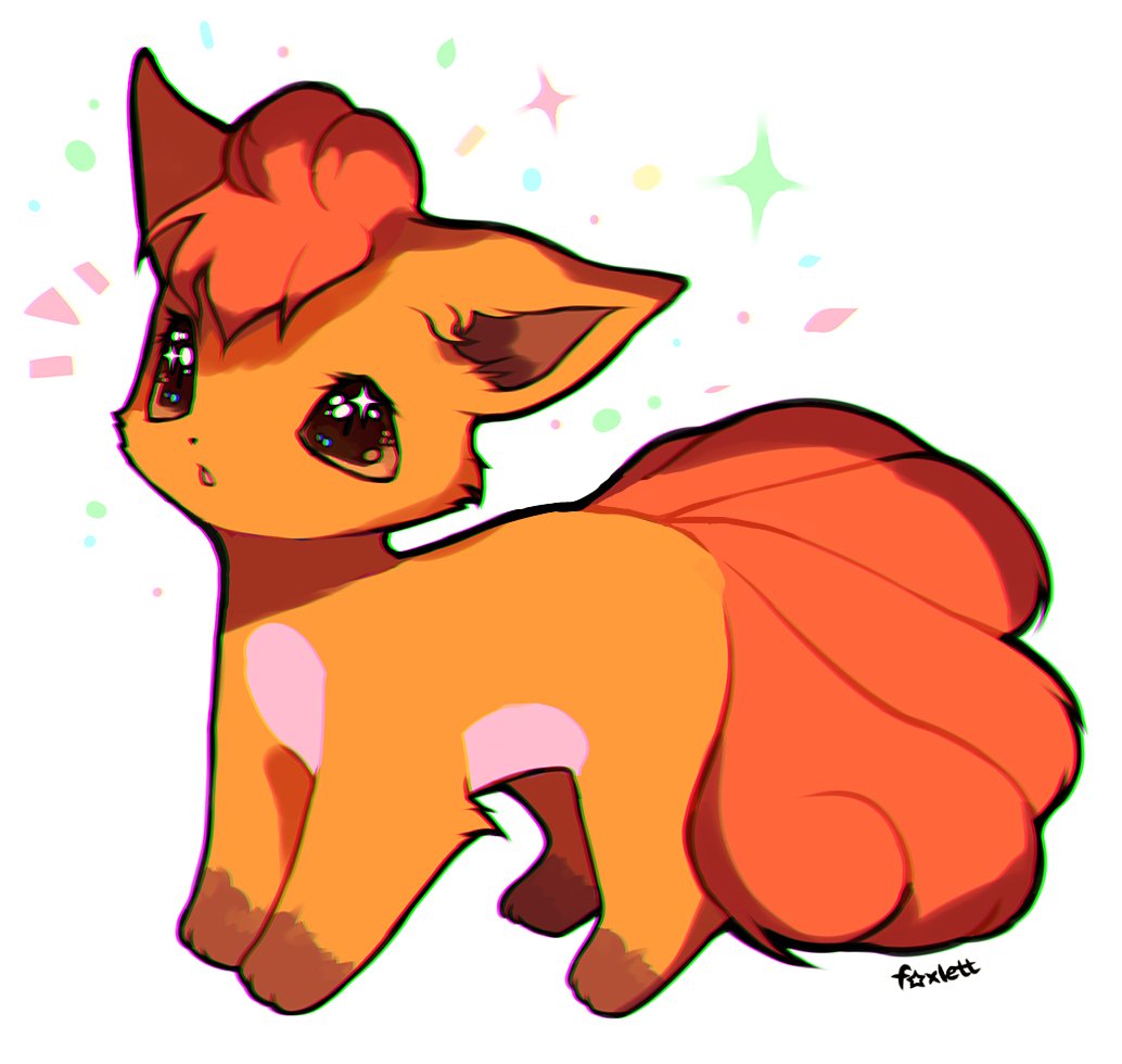 「A little doodle of vulpix I did a while 」|foxのイラスト