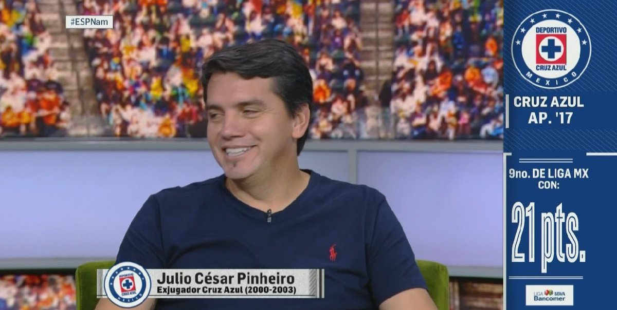 Julio César Pinheiro nos acompaña en el estudio de ESPNam | ESPN.com.mx ...