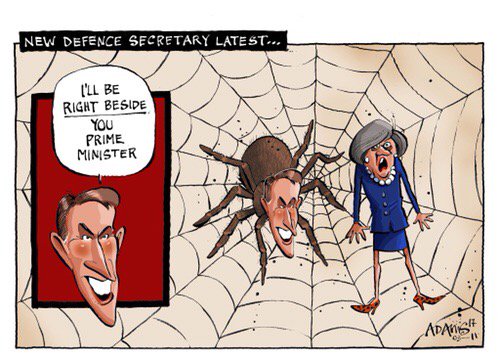 The Evening Standard Cartoon - New Defence Secretary Latest... : r ...
