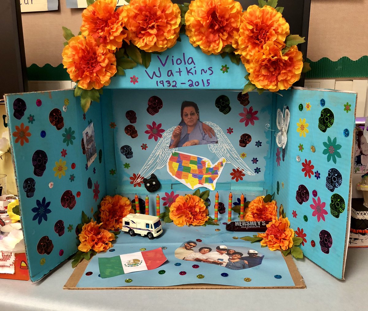 Shoe Box Altar Dia De Los Muertos