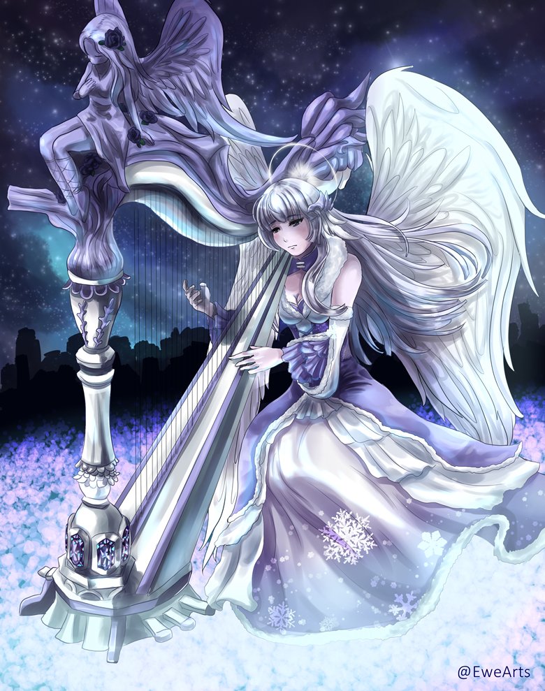 Anime Girl Light Angel