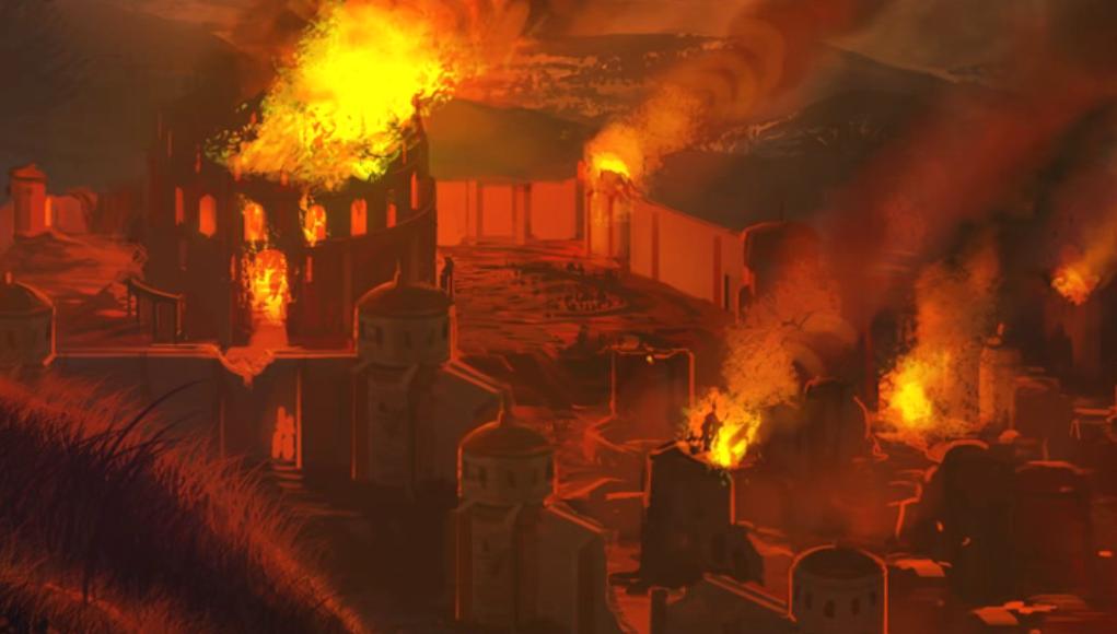 Anime Village On Fire