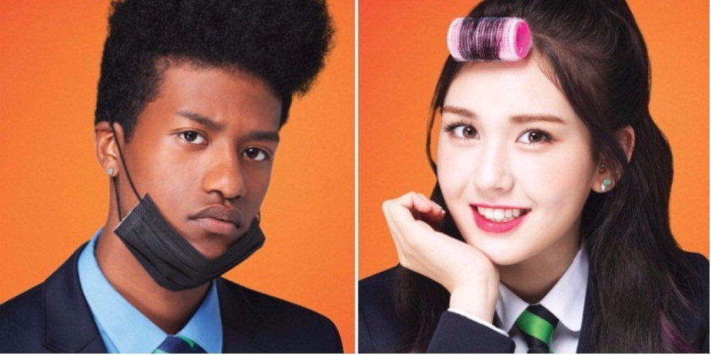 Han Hyun Min becomes the first black model for school uniform brand ...