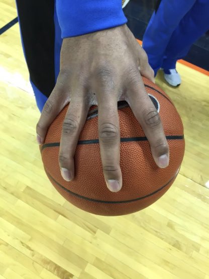 Dr J Hand Size