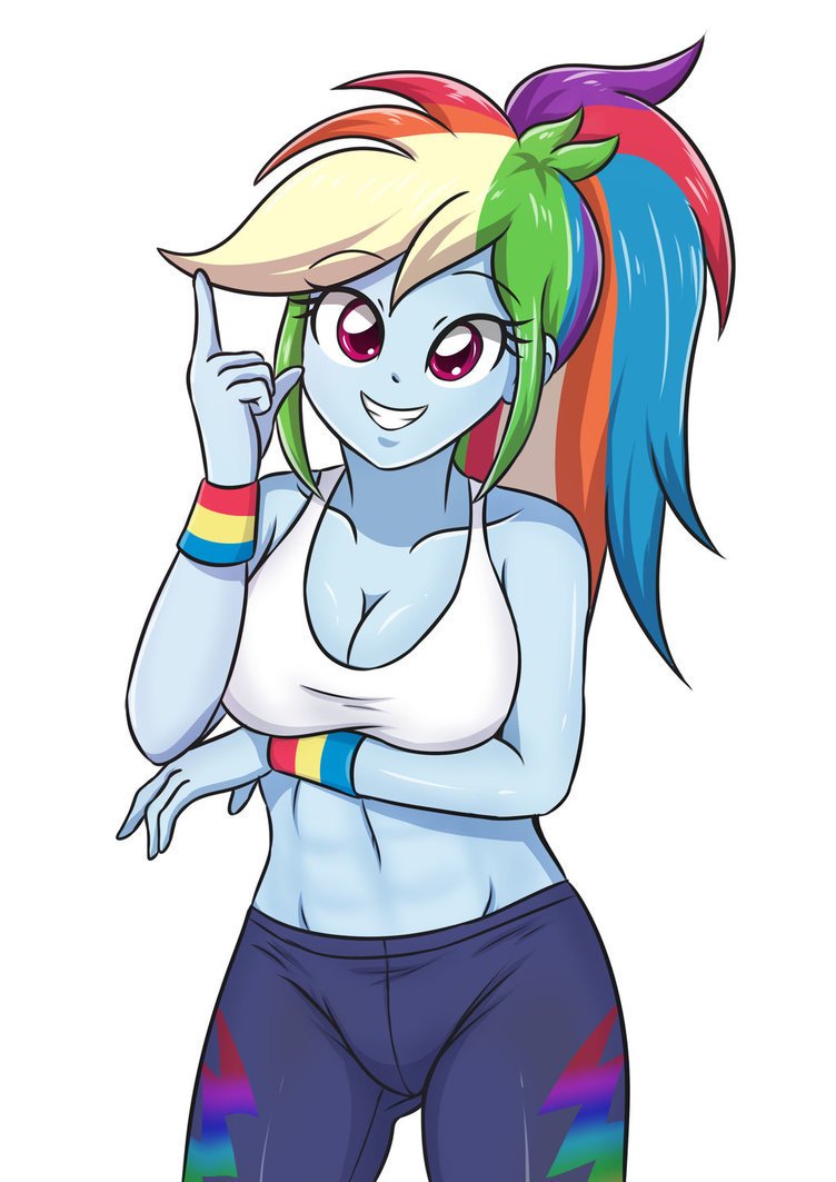 Rainbow Dash Anthro Sexy