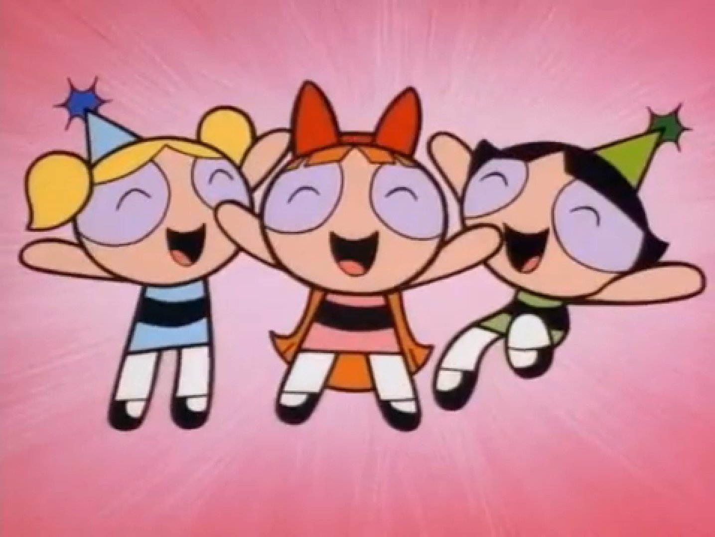 Powerpuff Girls Happy