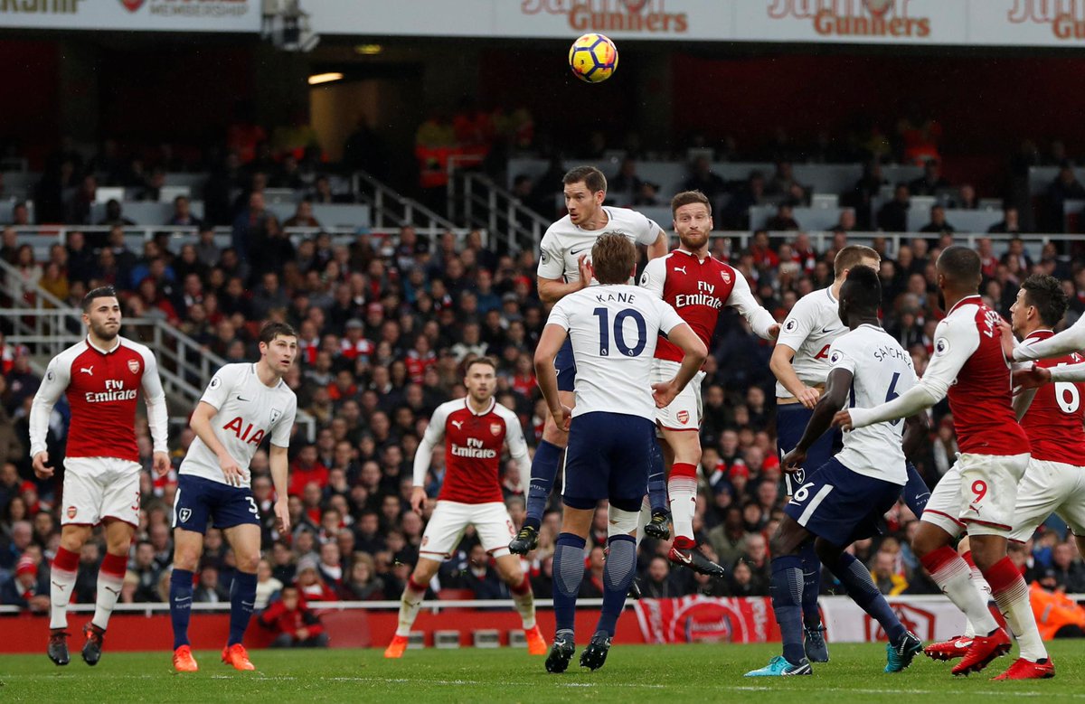 [EPL] 12R 아스날 V 토트넘, 선발 라인업 : 클리앙