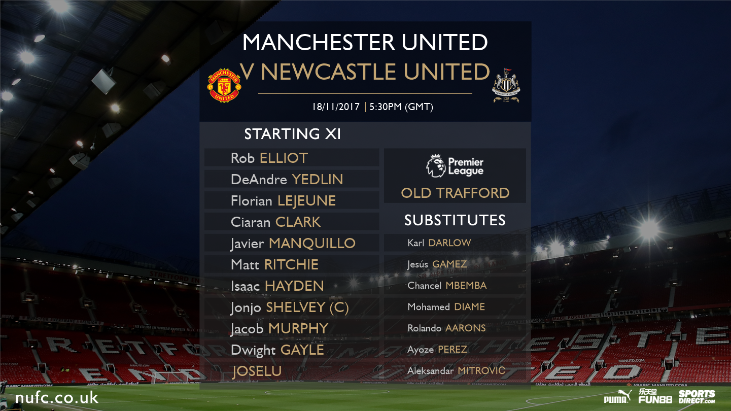 [EPL] 12R 맨유 V 뉴캐슬, 선발 라인업.jpg : 클리앙