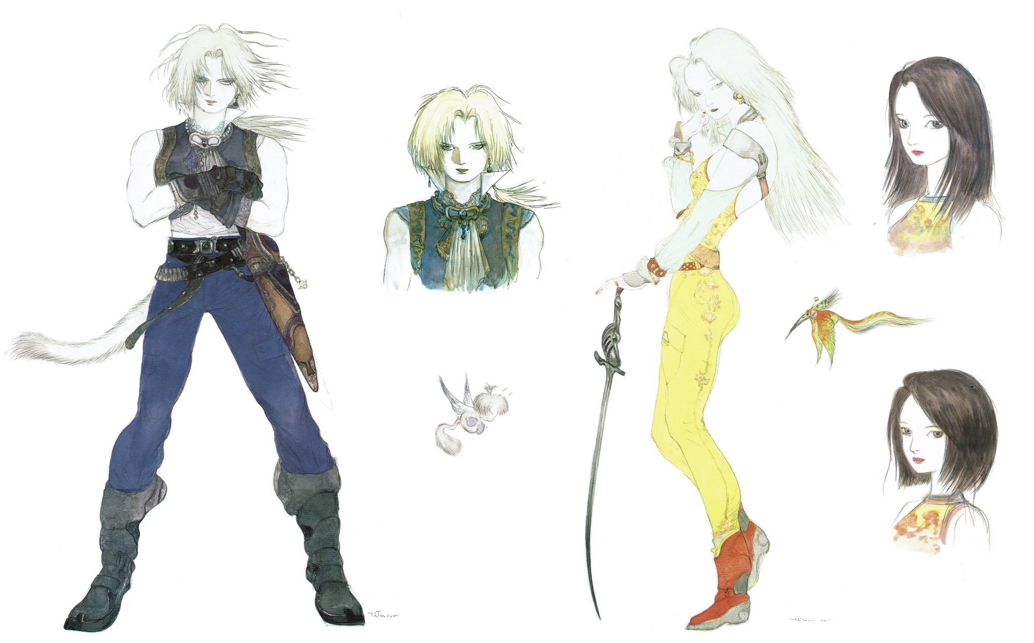 Yoshitaka Amano Final Fantasy 9