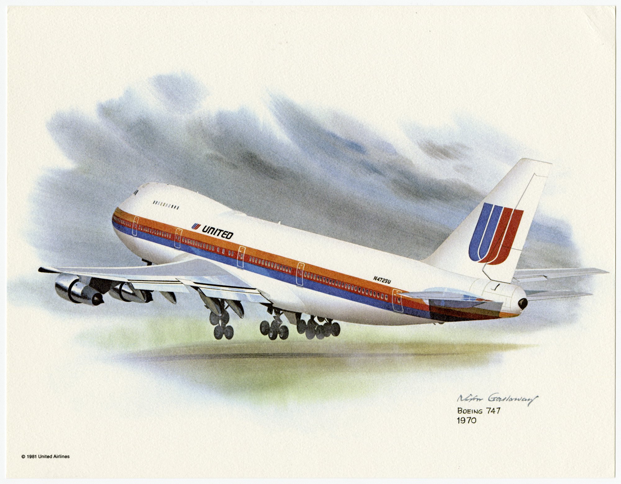 United Airlines 747 Routes