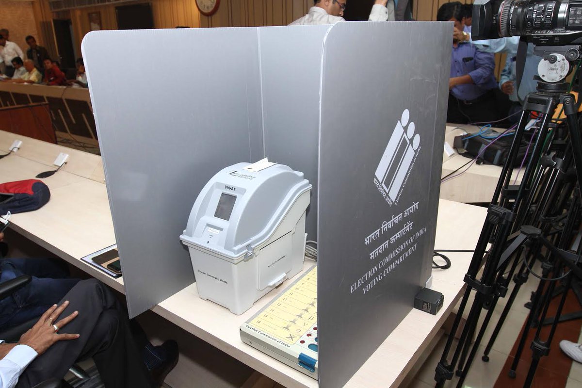In photos: ECI displays new design of voting compartment for Gujarat ...