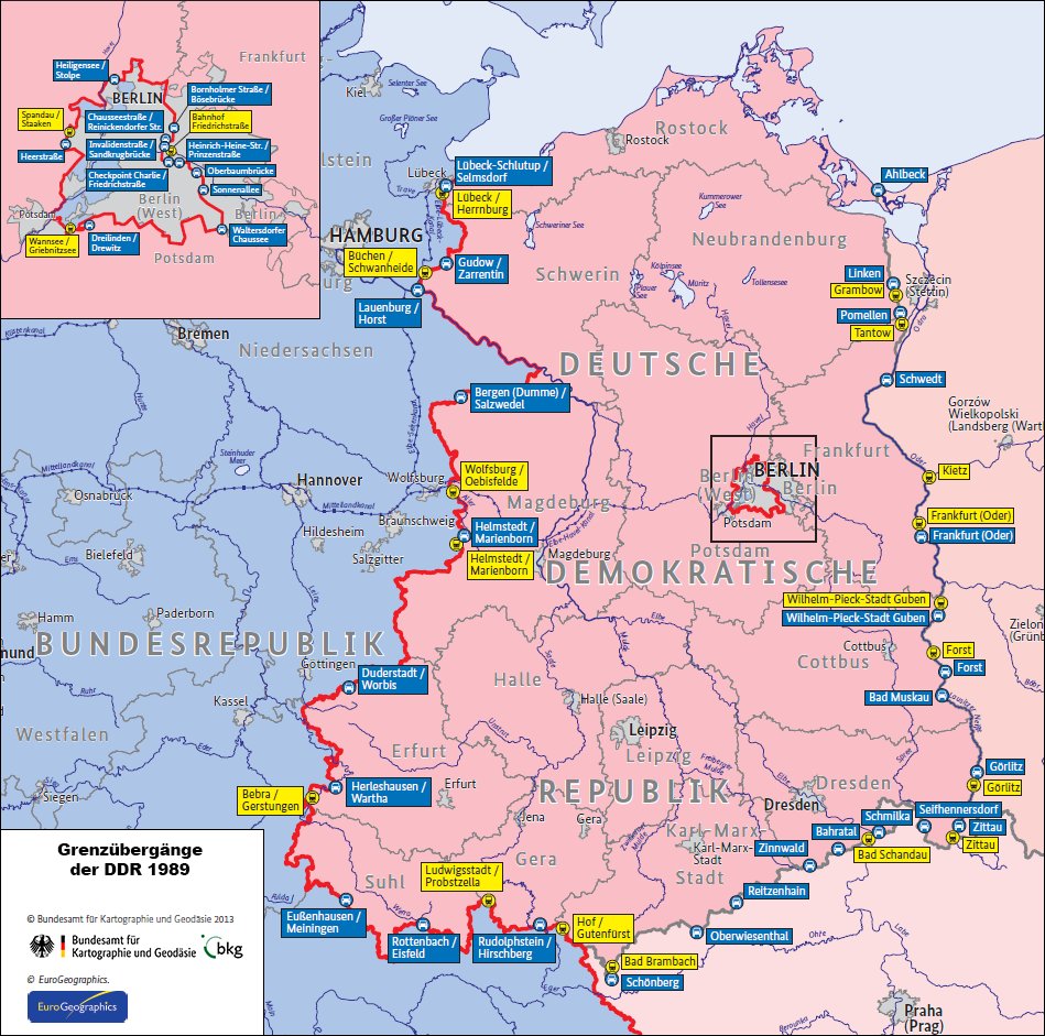 East West Germany Border
