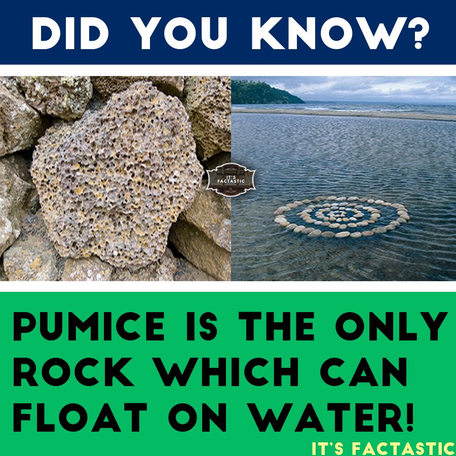 Pumice Rock Floating