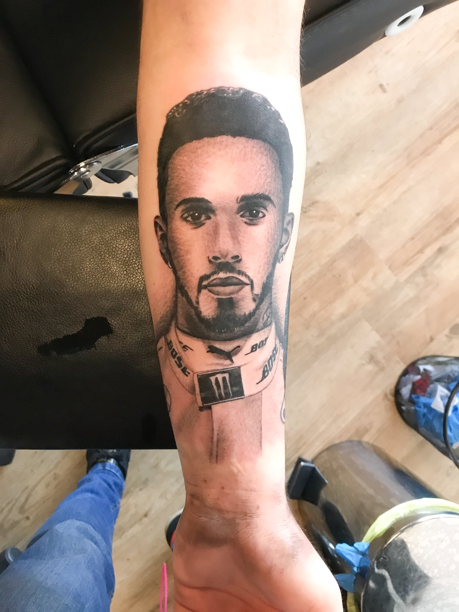 Tip 89+ about lewis hamilton tattoo unmissable - Billwildforcongress