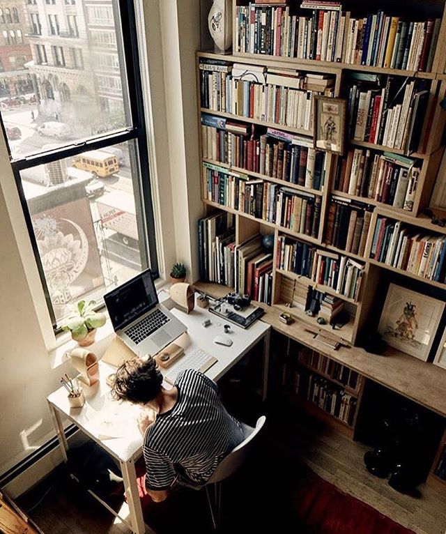 Impressive library and workspace inspiration from @collinhughes Comment ...