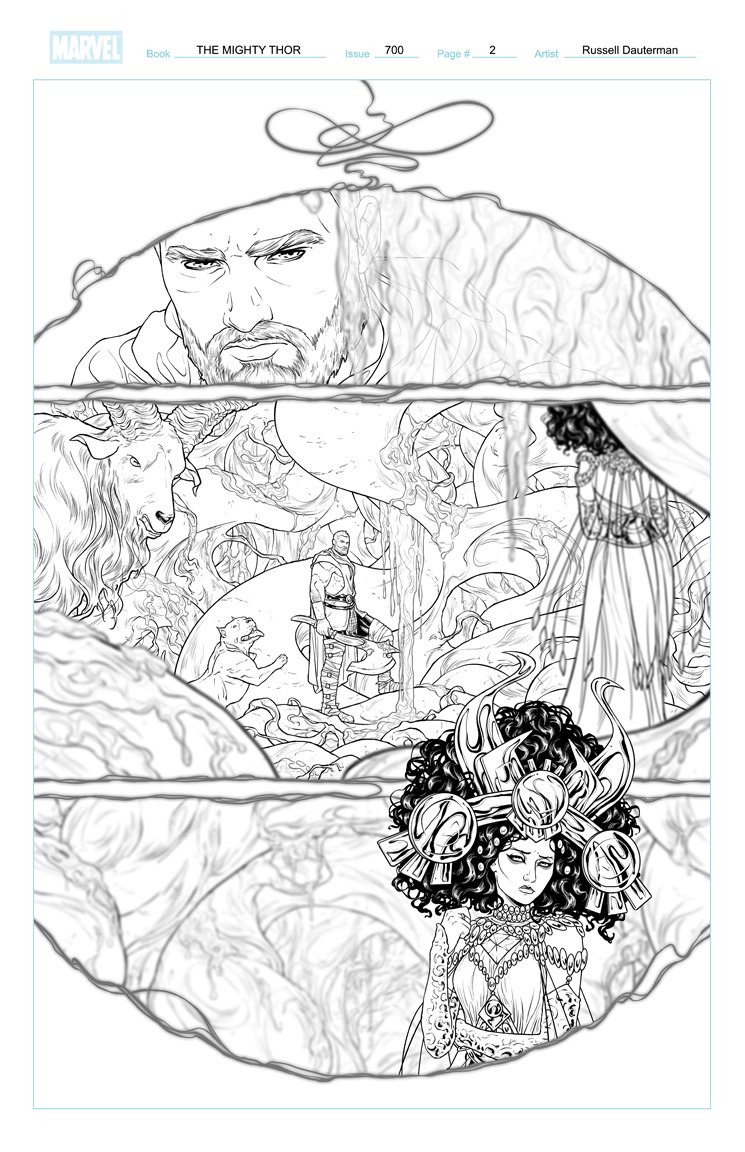 「From issue 700, some of my favorite pages from the whole ser」Russell ...