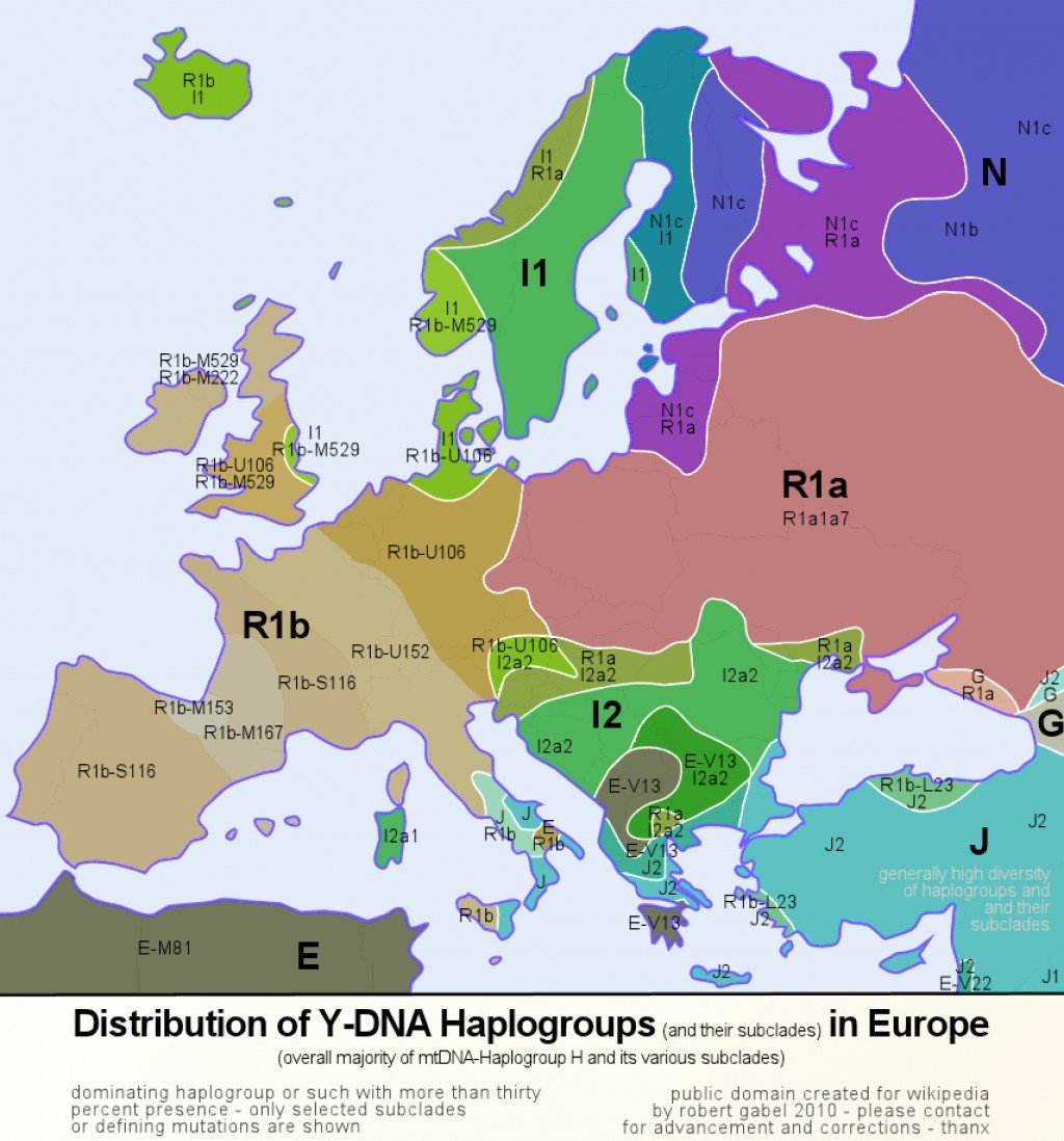 Dna Map Of Europe - Oconto County Plat Map