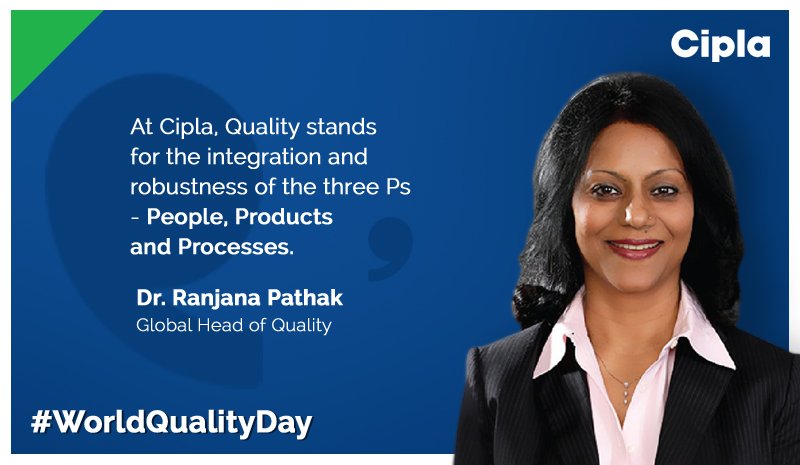 Cipla on Twitter: "Our excellence focused #OneCipla credo is all about nurturing a quality ...
