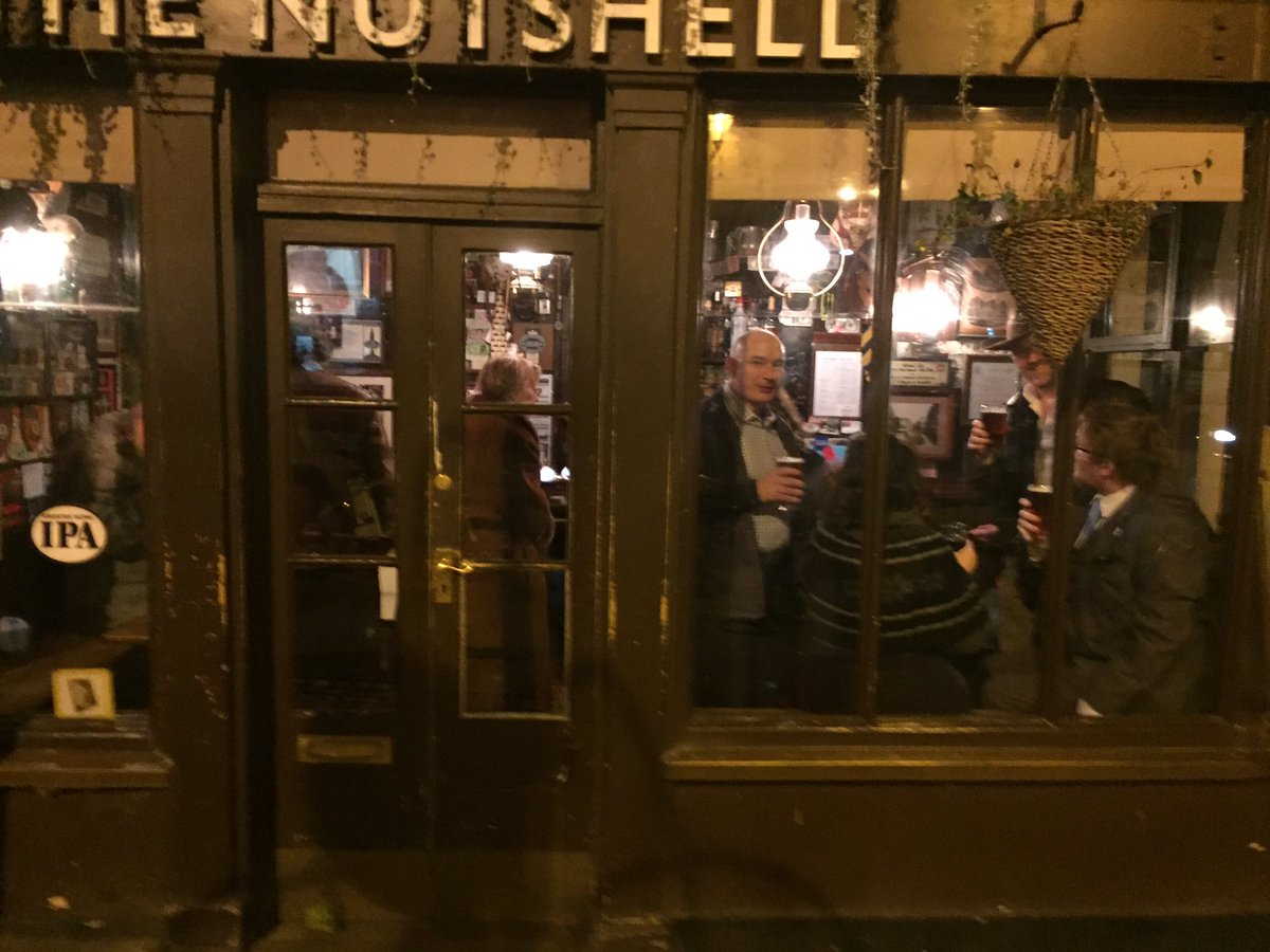 Celebrating a great history performance with and in the smallest pub in ...