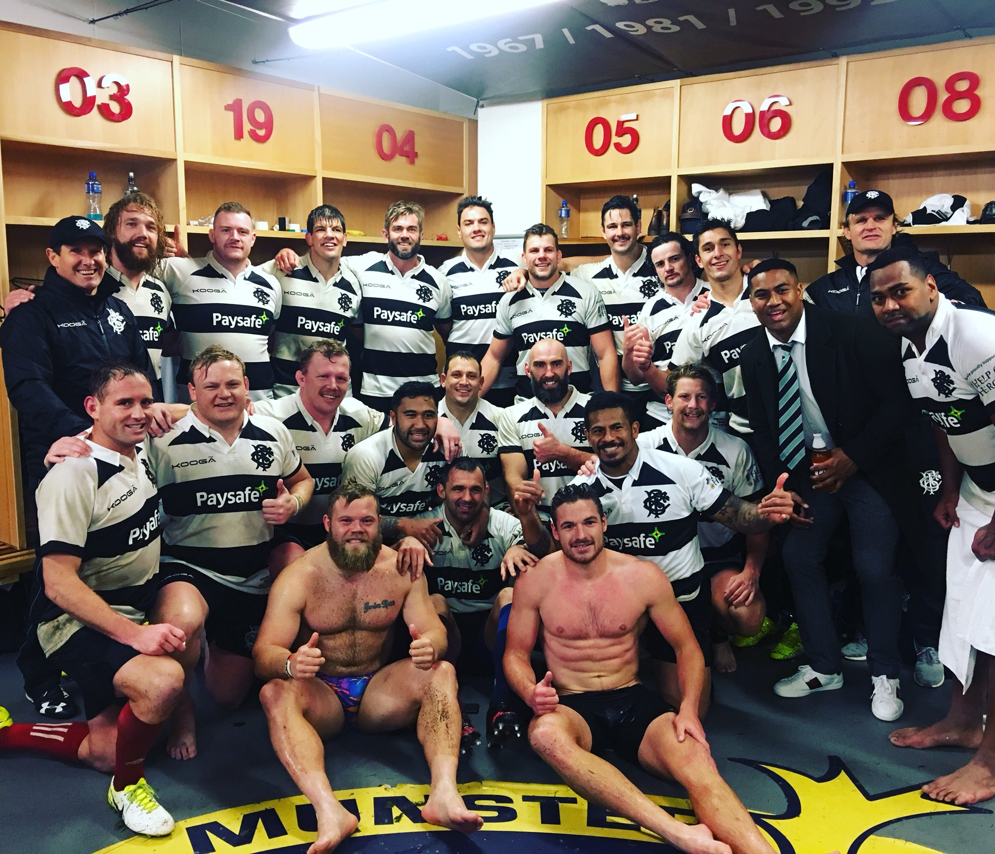 Barbarian FC on Twitter: "A winning changing room 👌👍🙌 #rugby #rugbyunited 🏉 #BARvTON 🇹🇴…