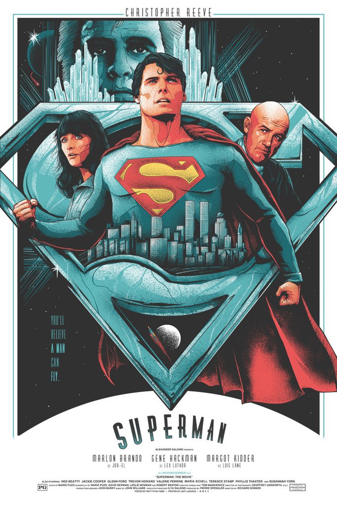 Superman (1979) | Superman movies, Movie posters, Superman