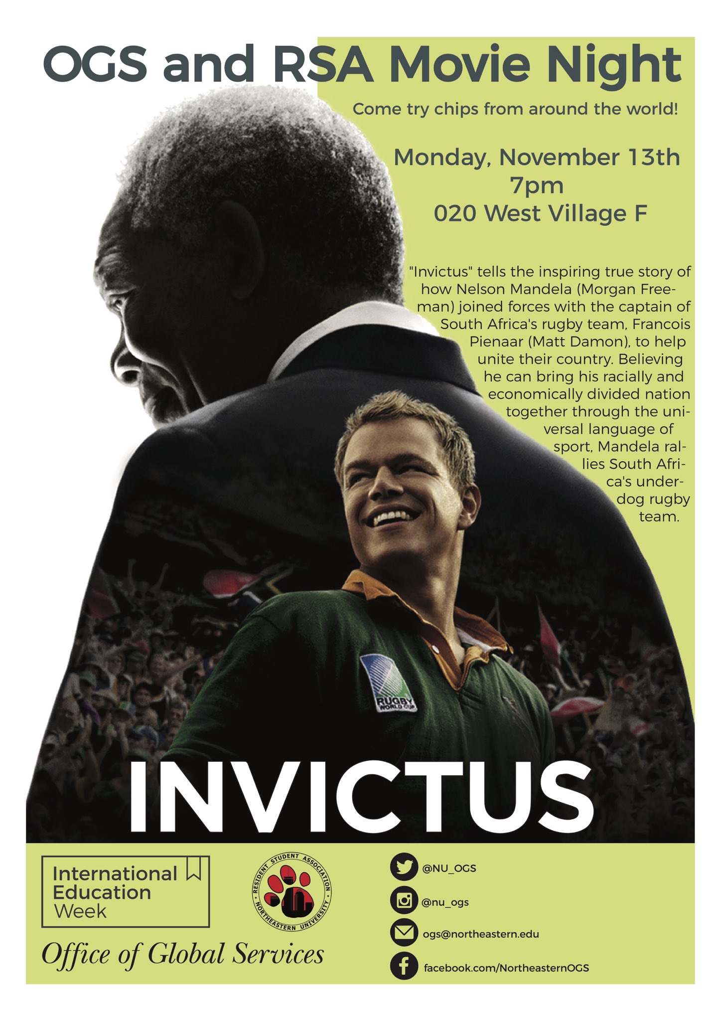Invictus Movie Poster